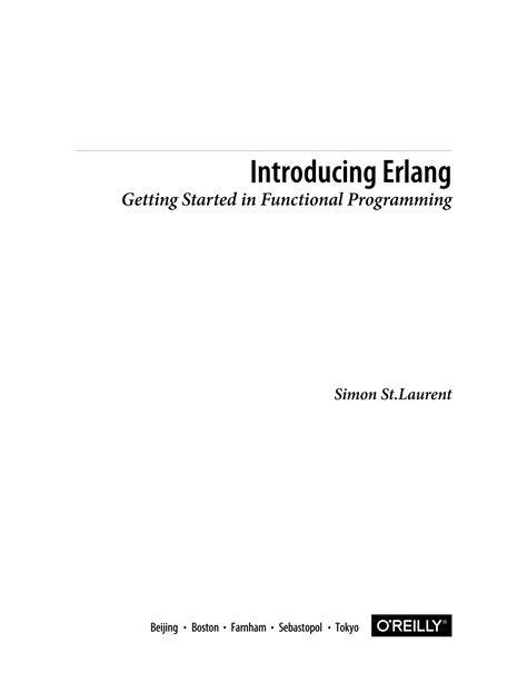 Solution Introducing Erlang Getting Started In Functional Programming