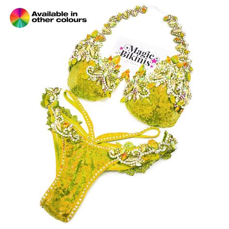 Quick Ship Bikini 205 Sequin Glam Diva Deluxe Suit Magic Bikinis