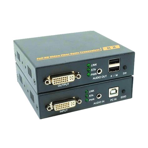 2KM DVI USB KVM Fiber Extender Honorstand Technology Co Limited