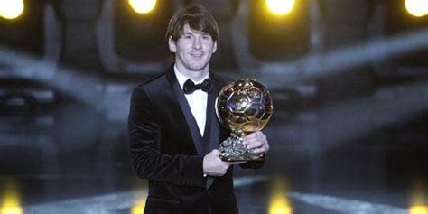 Ballon Dor 2010 Lionel Messi Le Doublé Lhumanité