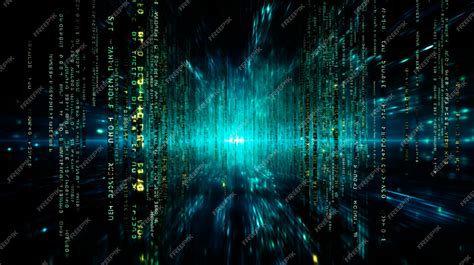 Premium Ai Image Computer Abstract Background Binary Code Ai Technology