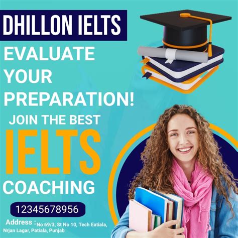 Ielts Online Classes Poster Template Postermywall