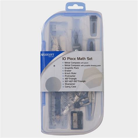 Westcott 10 Piece Math Set Pepe Ganga Online Everything For The Home