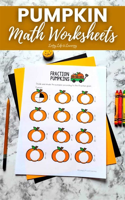Pumpkin Math Worksheets Kindergarten