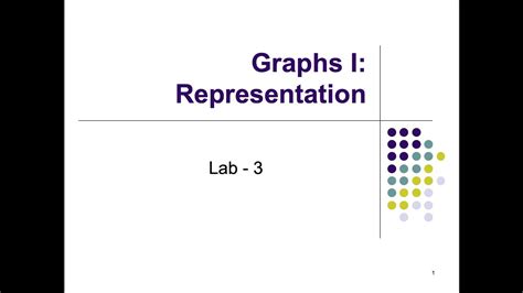 cse 232 computer algorithm lab day lab 3 graph representation youtube