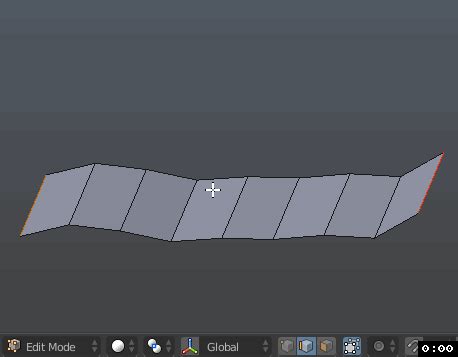 Modeling Align Vertices Between Two Edges Blender Stack Exchange