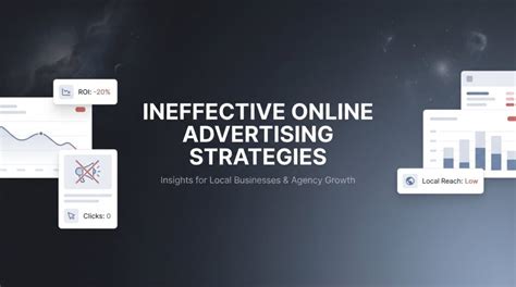 Ineffective Online Advertising Strategies To Avoid