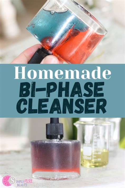 Bi Phase Cleanser For Sensitive Skin Simple Pure Beauty