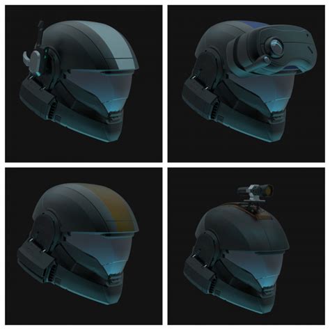 3d Printable Firefall Helmet Halo Infinite By Aguilar Workshop