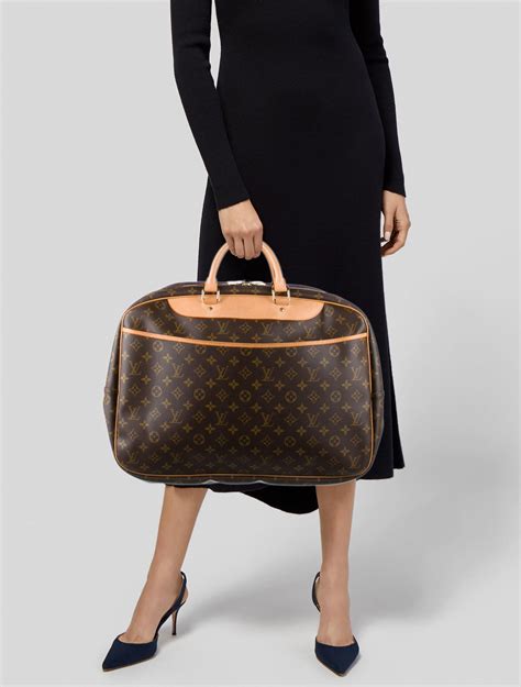 Louis Vuitton Vintage Monogram Alize 2 Poches Brown Luggage And