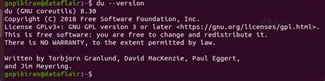 Du Command In Linux Dataflair