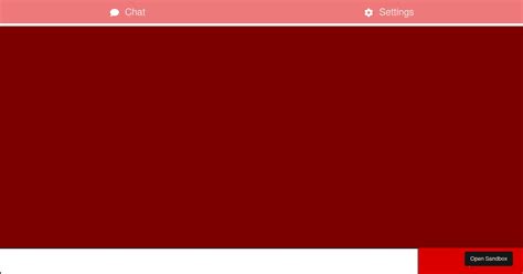 Chat Codesandbox