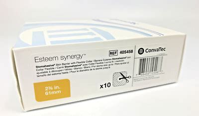 10 Convatec 405458 Esteem Synergy Stomahesive Barriers 2 38 Ctf Exp