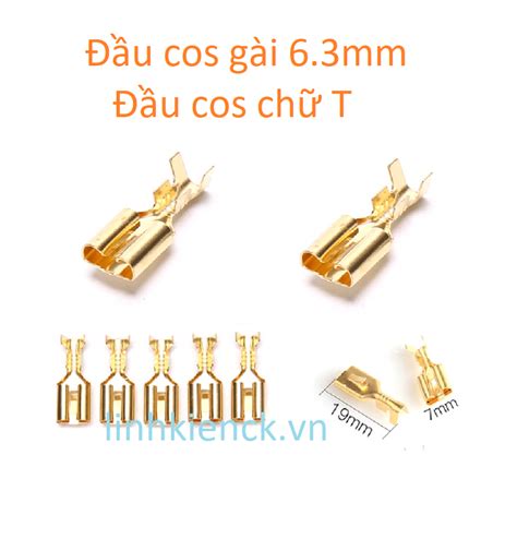 Cái Đầu cos gài mm C đầu cos chữ T cốt kẹp dây cốt nối dây điện