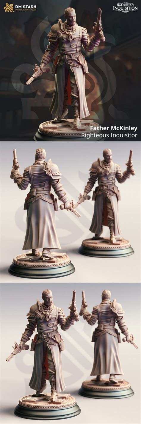 Desire Fx 3d Models Father Mckinley Righteous Inquisitor 3d Print