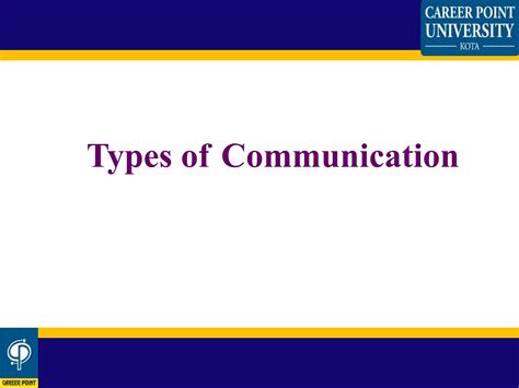 Communication Type And Methods Ppt