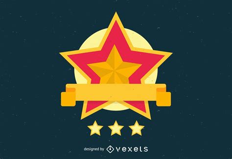 Gold Star Logo Template Vector Download