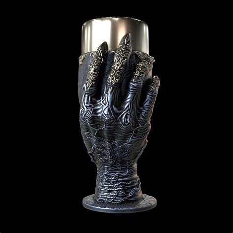 3d File Demon Hand Chalice ・3d Printer Model To Download・cults