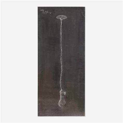 At Auction Jasper Johns Jasper Johns Light Bulb From The Lead