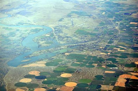 Aerial View Of Moses Lake Wa