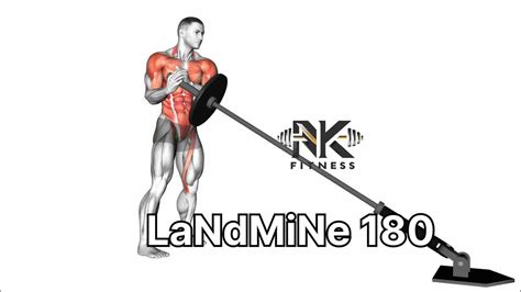 Landmine 180 Core Rotation Exercise For Obliques And Abs Nooralamkhan