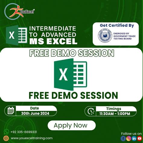 Msexcel Excelcertification Freeexcelclass Exceltraining Karachi