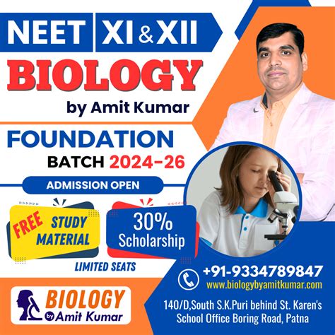 Best Biology Classes In Patna Learn By Amit Kumar