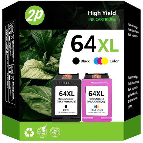 Halofox 64xl Ink Cartridges Compatible For Hp Envy Photo 7855 7858