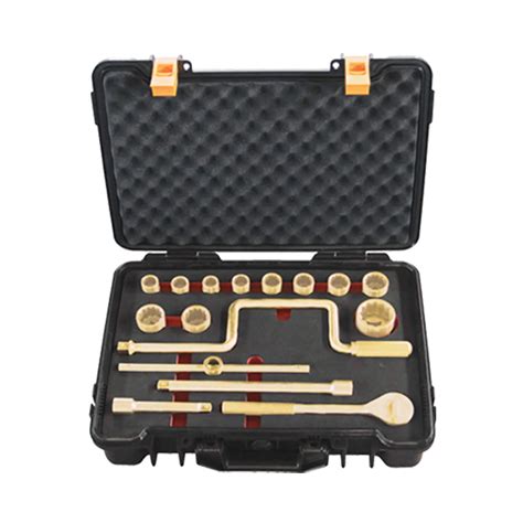 Non Sparking Socket Set 12″ Sq Dr 17pcs Spark Resistant Industrial