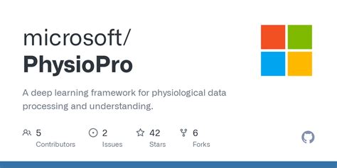 Github Microsoftphysiopro A Deep Learning Framework For Physiological Data Processing And