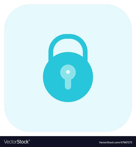 Cyber Security Padlock For Protection Royalty Free Vector