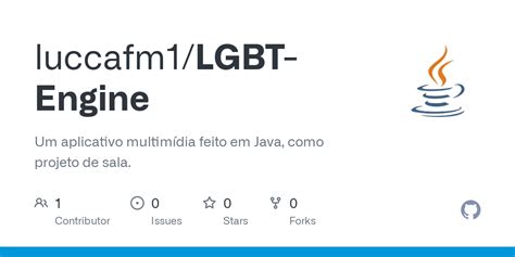Github Luccafm1lgbt Engine Um Aplicativo Multimídia Feito Em Java