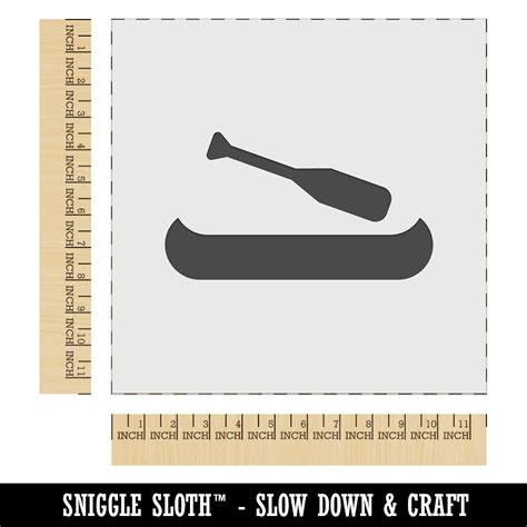 Canoe Doodle Wall Cookie Diy Craft Reusable Stencil Michaels