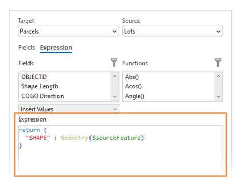 Transfer Feature GeometryArcGIS Pro Documentation