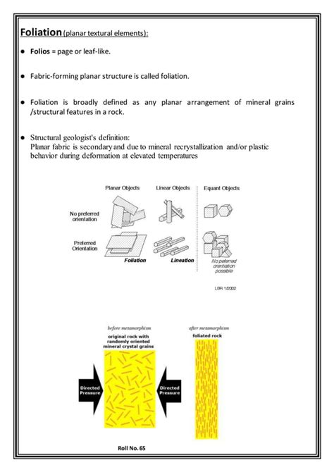 Foliation And Lineation Docx