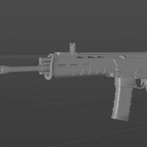 Obj File American Masada Rifle Digital Model Material 🗺️ ・3d Printer