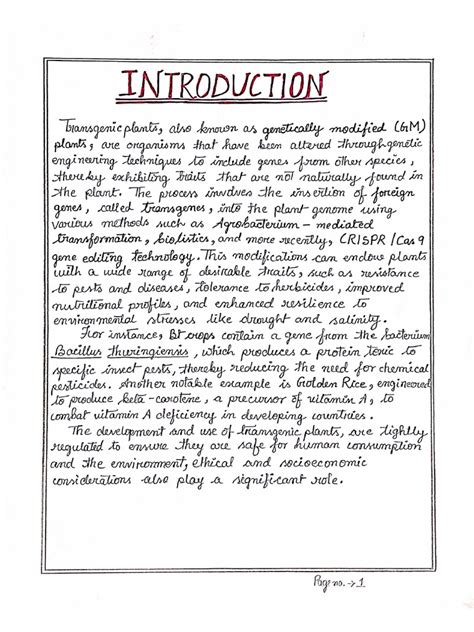 Transgenic Plant Pdf