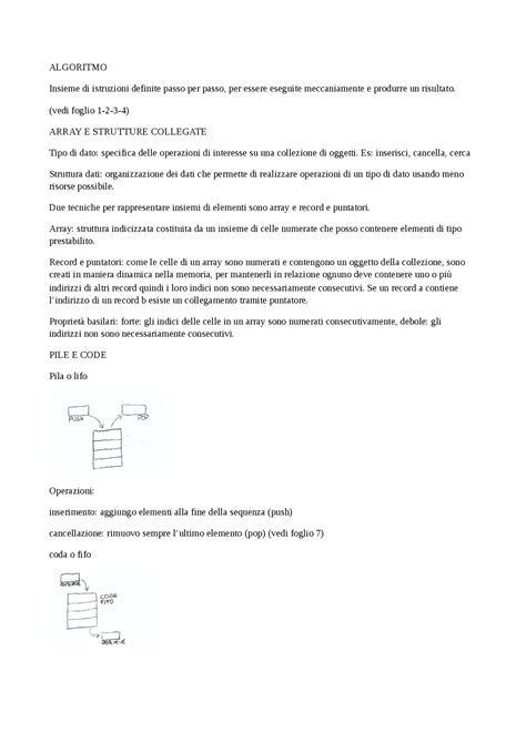 Algoritmi E Strutture Dati Asd Docsity