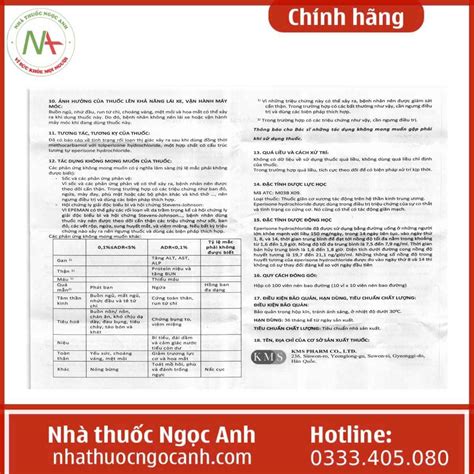 Thuốc Epeman Tab 50mg Eperisone Có Tác Dụng Gì Mua ở đâu