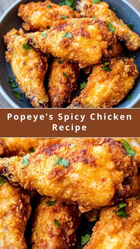 Popeyes Spicy Chicken Recipe Weeknight Recipes