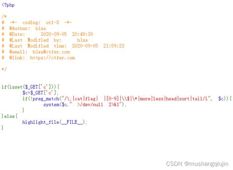 ctfshow web入门命令执行44 48 ctfshow web43 csdn博客