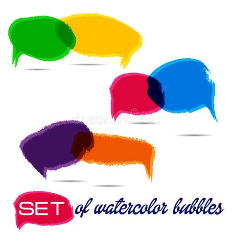 Spech Bubble Background Flat Vector Illustration Stock Vector