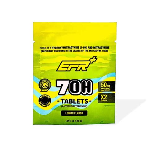 Buy Efr 7oh Kratom Chewable Tablets 25 Mg