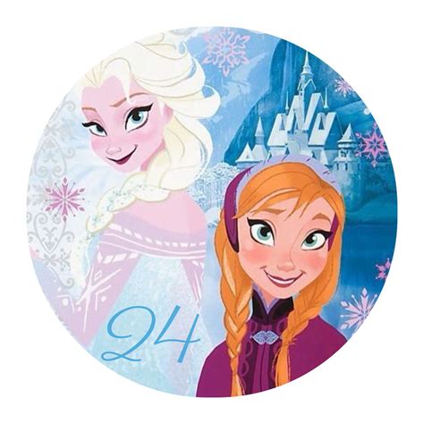 24 Days Until Christmas Frozen Elsa And Anna Christmas Countdown