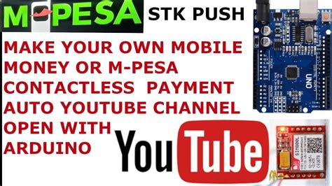 arduino mobile money mpesa contactless payment youtube