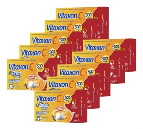 Kit Vitaxon C Com 10 Caixas De 30 Comprimidos Cada Parcelamento Sem Juros