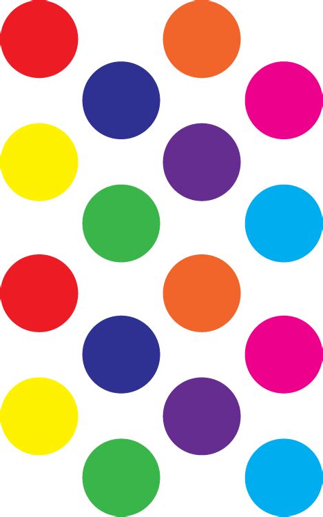 Colored Polka Dot Background 2 Hollipops Toys