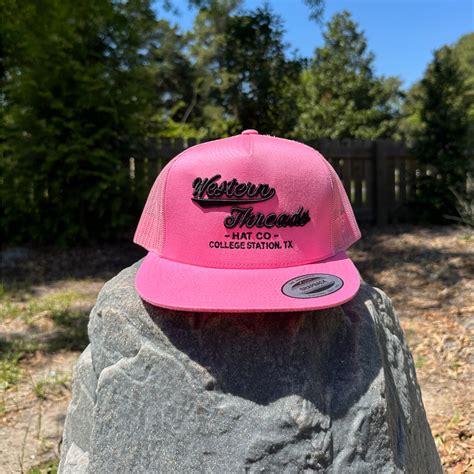 The Og High Class Hat Pink Trucker Western Threads Hat Co