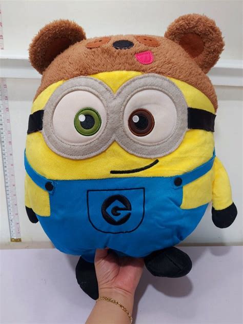 Minions Big Huggable Despicable Me Teddy Bear Head 50 Cm Suffed Toy