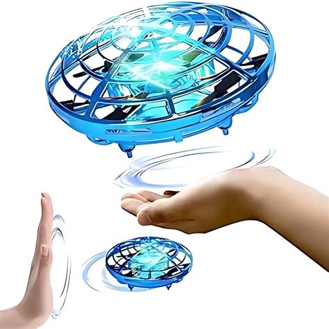 Mini Dron Ufo Zabawka LatajĄca Sterowane RĘkĄ Dla Dzieci Zestaw ŚwiatŁa